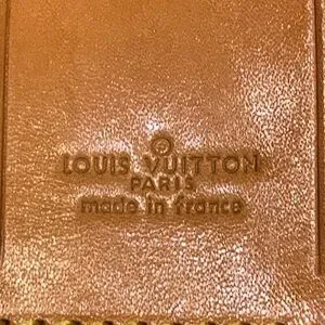 Louis Vuitton | Other | Authentic Louis Vuitton Luggage Tag Name Tag ...